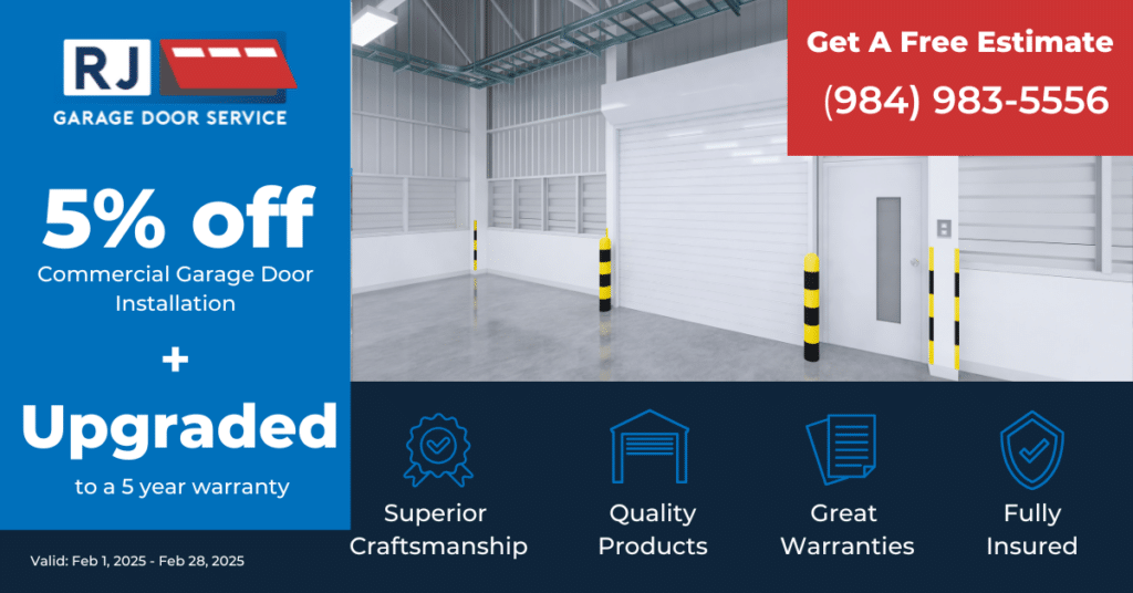 Garage Door Coupons & Deals Raleigh NC | RJ Garage Door Service